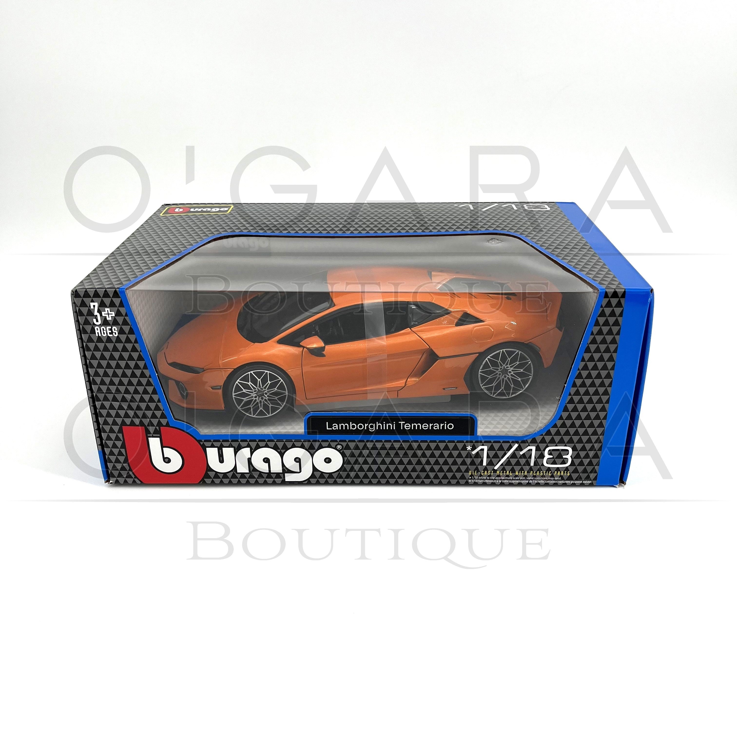 1:18 Lamborghini Temerario Orange Diecast by BBurago – O'GARA Boutique